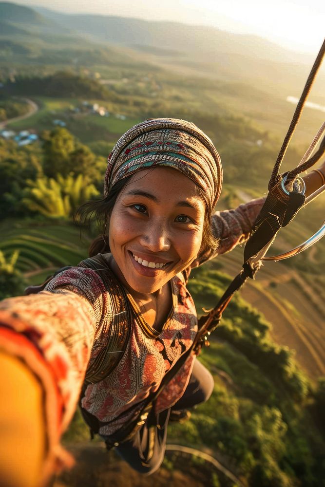 Paramotor adventure portrait outdoors. | Free Photo - rawpixel