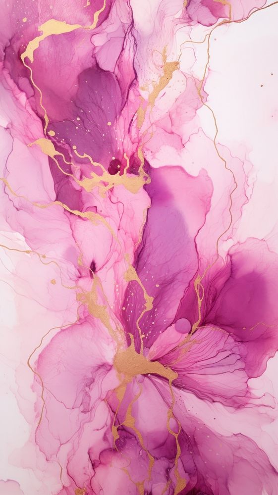 Pink alcohol ink art backgrounds | Free Photo Illustration - rawpixel
