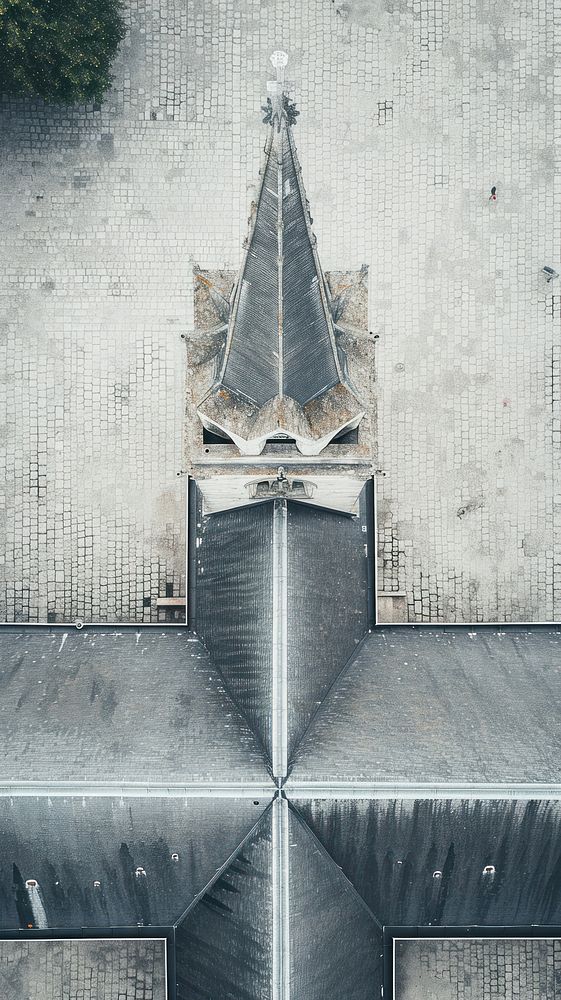 Aerial top view Church architecture | Premium Photo - rawpixel