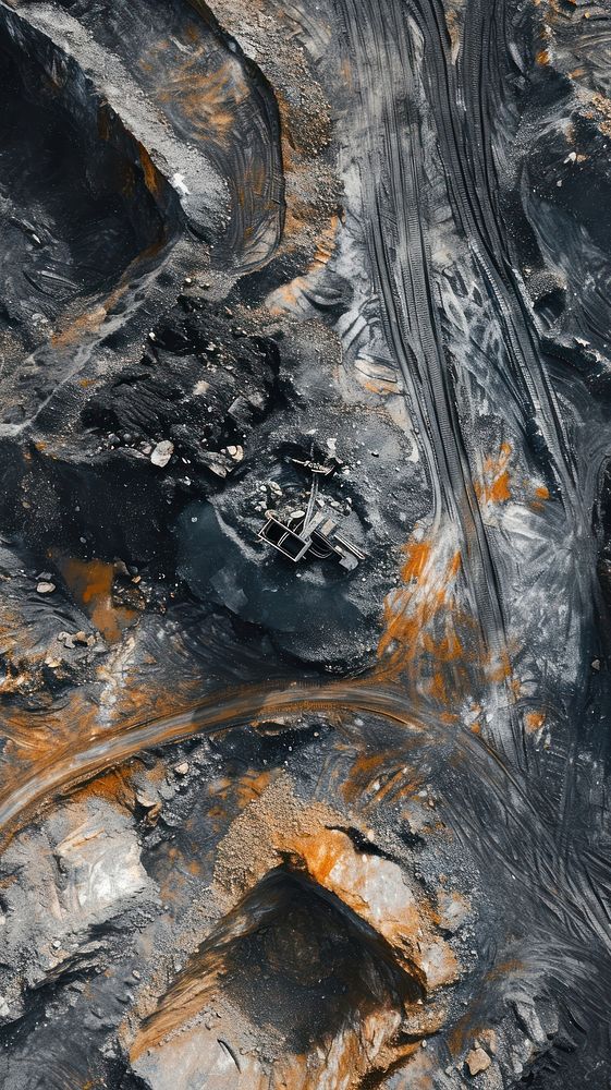 Aerial top view Mine landscape | Premium Photo - rawpixel