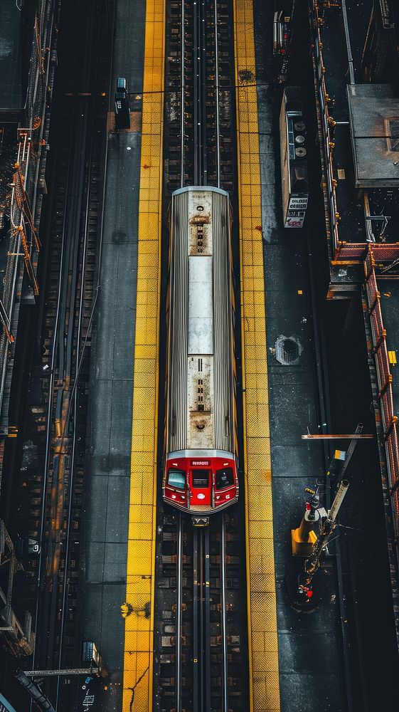 Aerial top view subway railway | Premium Photo - rawpixel