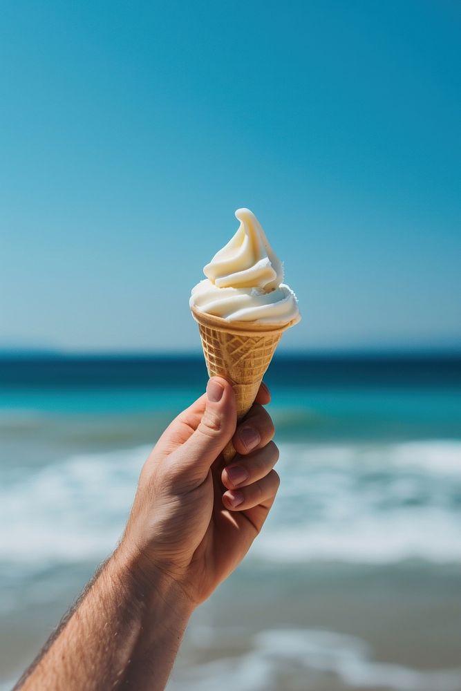 Photo hand holding ice cream | Premium Photo - rawpixel