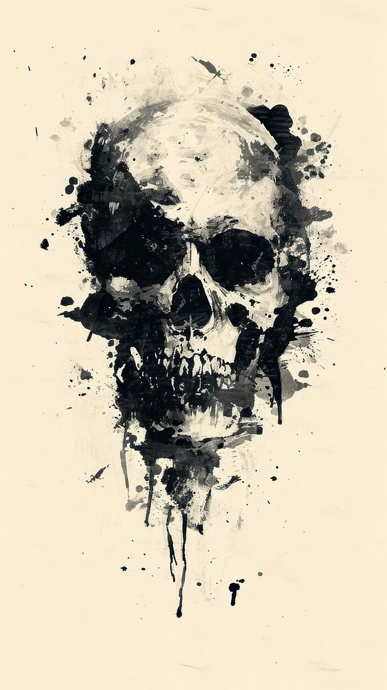 Painting ink anthropology photography. | Premium Photo Illustration ...