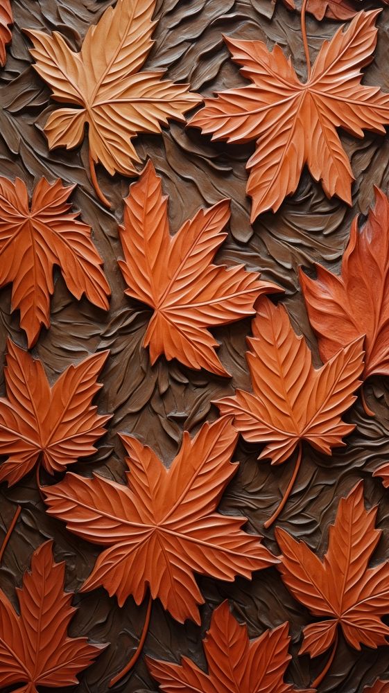 Maple leaf bas relief small | Premium Photo - rawpixel