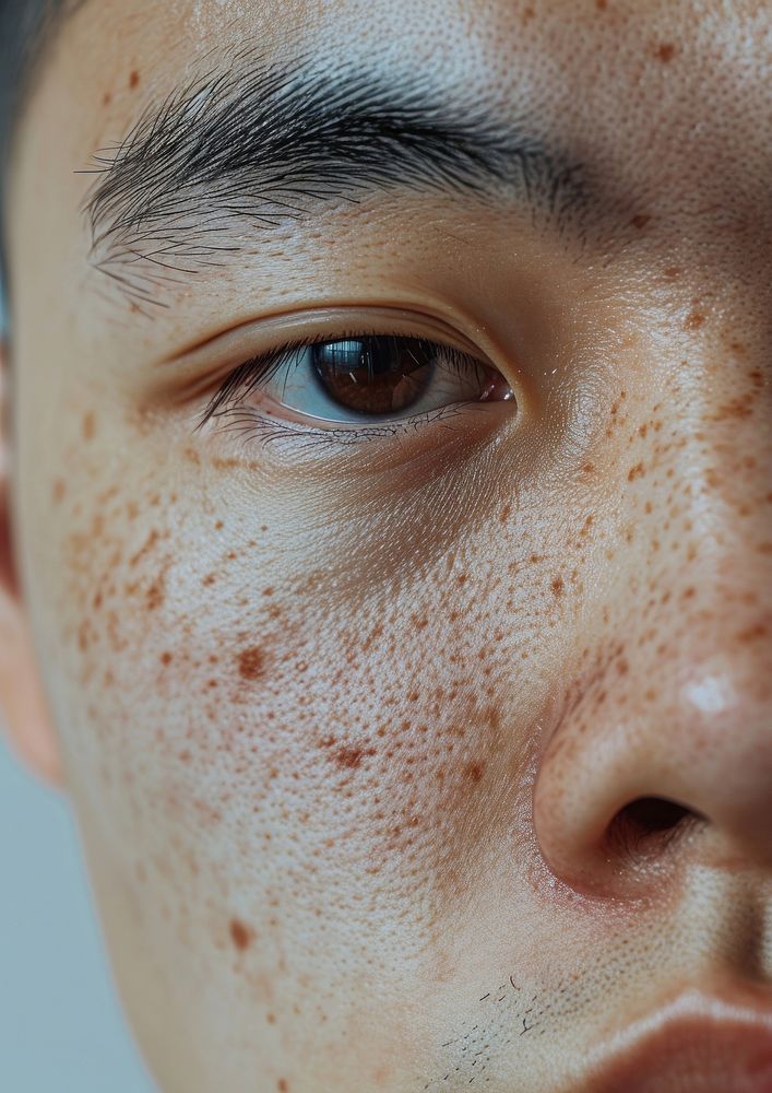 Minimal photo close face pores | Free Photo - rawpixel