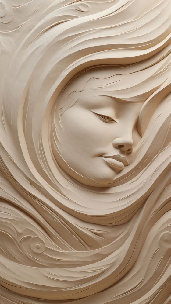 Moon bas relief pattern sculpture | Free Photo - rawpixel