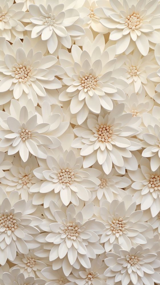 Tiny flower bas relief pattern | Free Photo - rawpixel