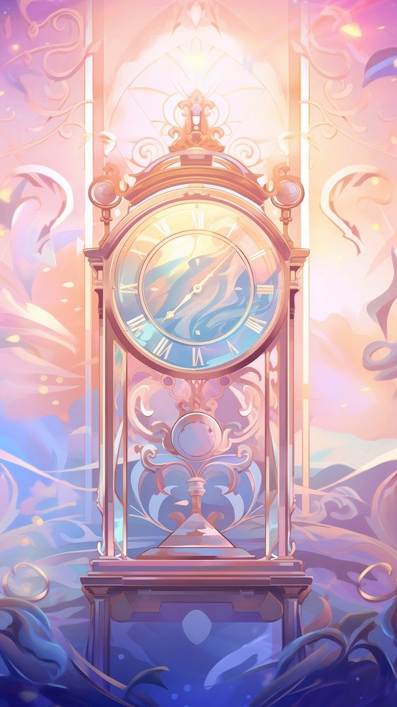 Clock architecture abstract festival. | Premium Photo Illustration ...