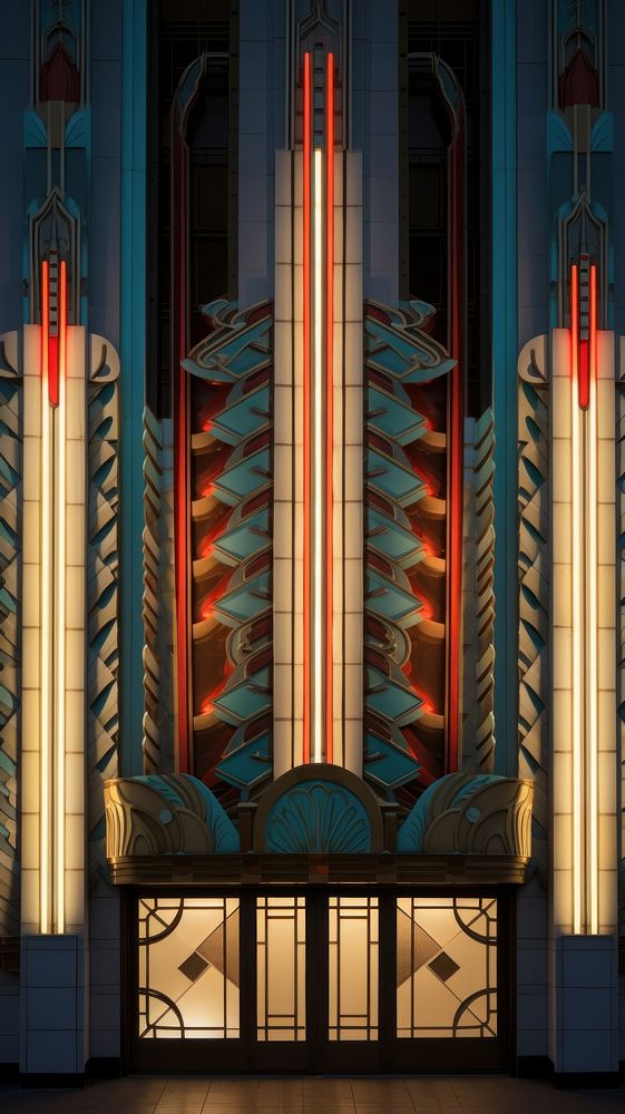 Architecture building lighting facade. | Free Photo - rawpixel