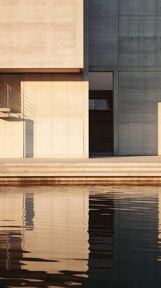 Architecture building waterfront reflection. | Premium Photo - rawpixel