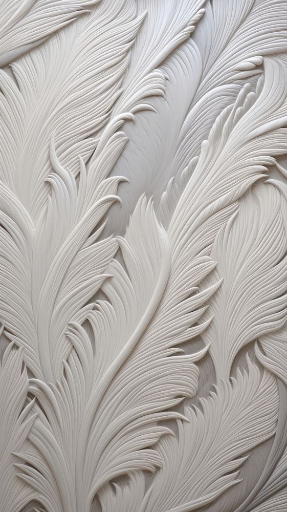 Feather bas relief pattern nature | Free Photo - rawpixel