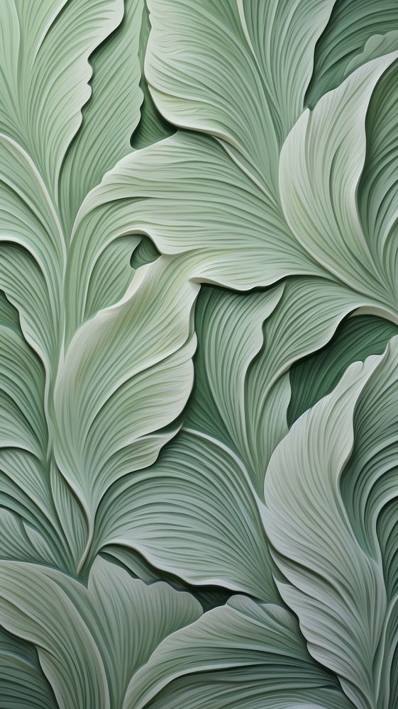 Leaf bas relief pattern plant | Free Photo Illustration - rawpixel