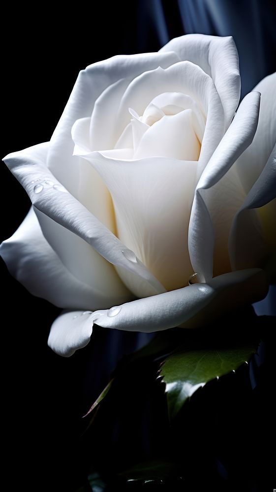 White rose flower petal plant. | Free Photo - rawpixel