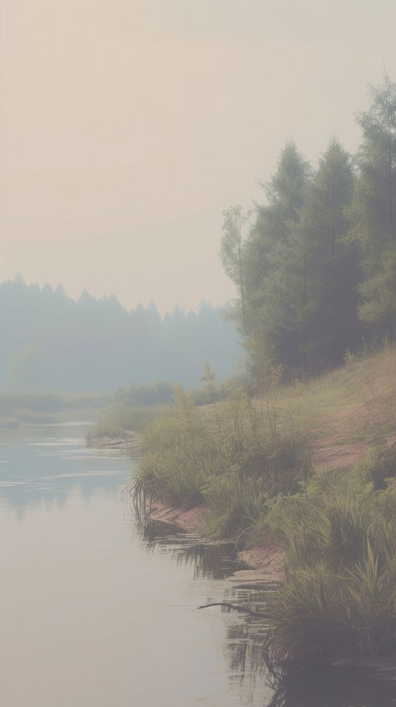 Aesthetic river landscape wallpaper outdoors | Free Photo - rawpixel