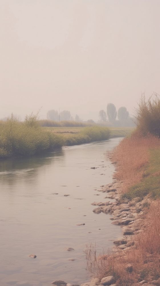 Aesthetic river landscape wallpaper outdoors | Free Photo - rawpixel