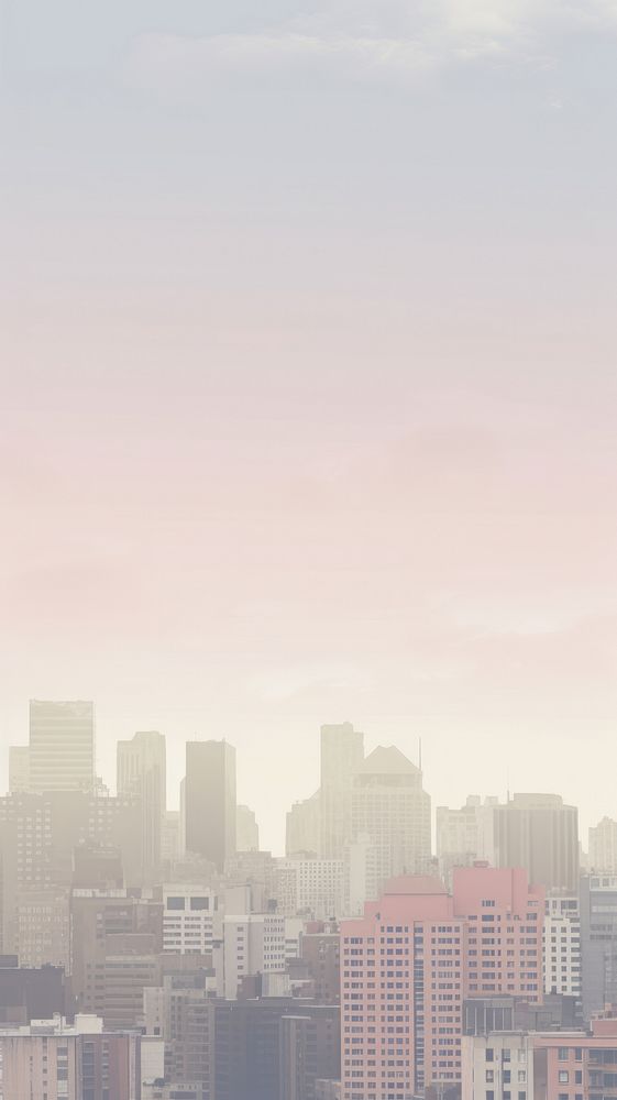 Esthetic city landscape wallpaper architecture | Free Photo - rawpixel