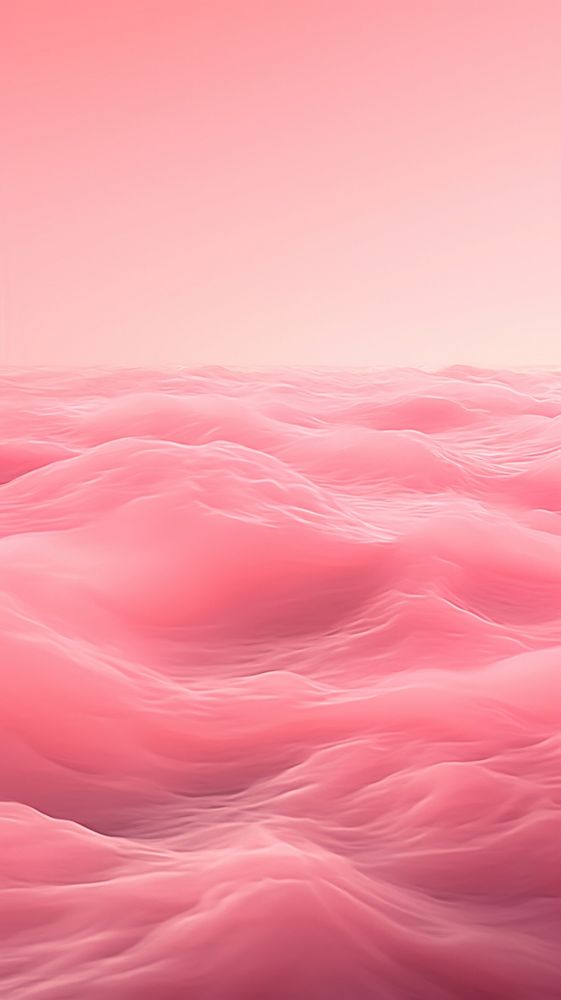 Pink ocean wave nature tranquility | Premium Photo Illustration - rawpixel