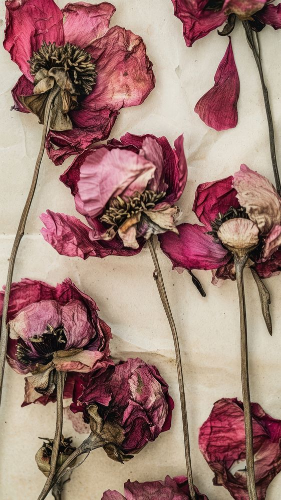 Real pressed peony flowers backgrounds | Free Photo - rawpixel