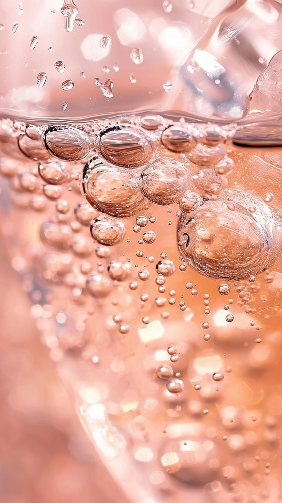 Pink champagne bubble rain macro | Premium Photo - rawpixel