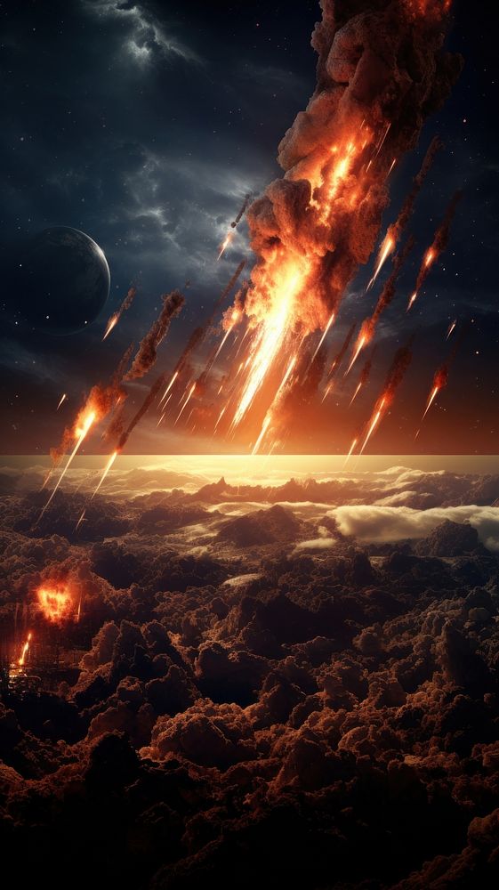 Comets universe astronomy outdoors nature. | Premium Photo - rawpixel