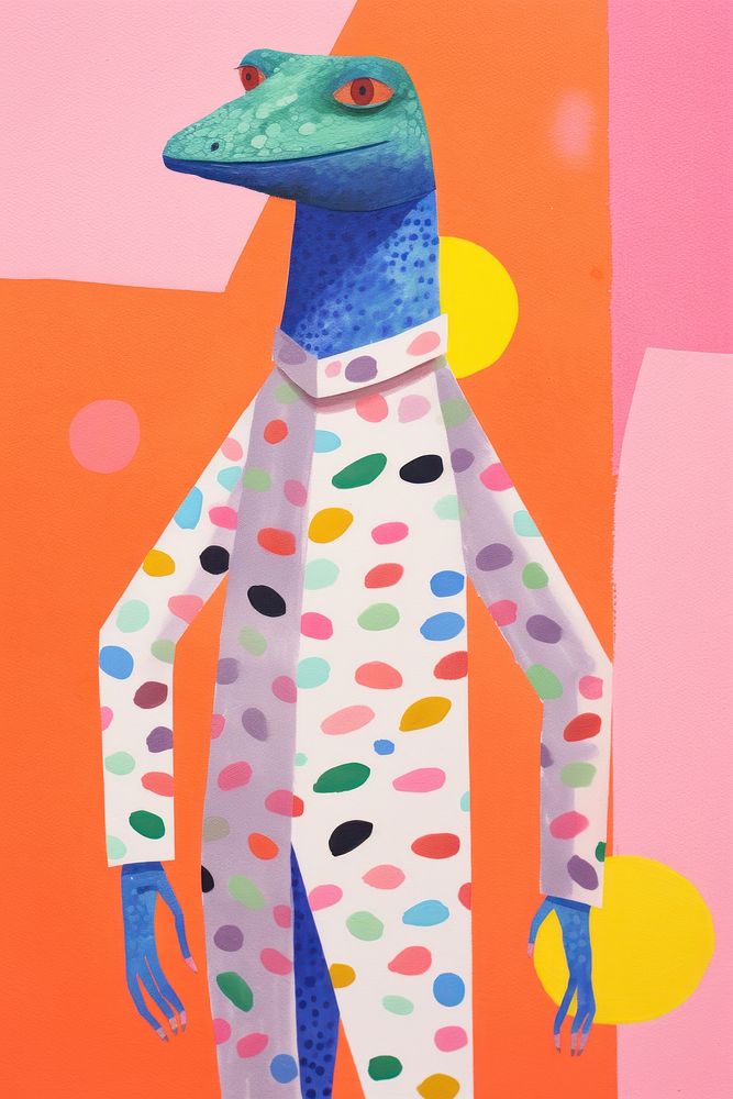 Lizard Party animal representation creativity. | Free Photo ...