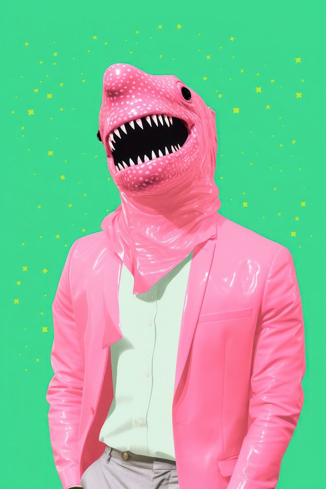 Lizard Party representation outerwear portrait. | Premium Photo ...