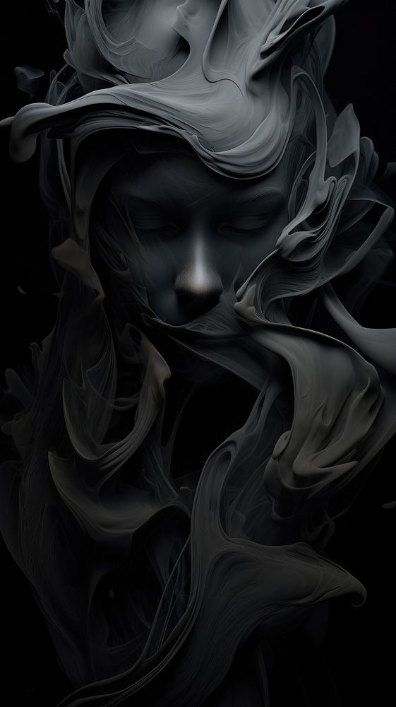 Black wallpaper abstract creativity monochrome. | Free Photo - rawpixel