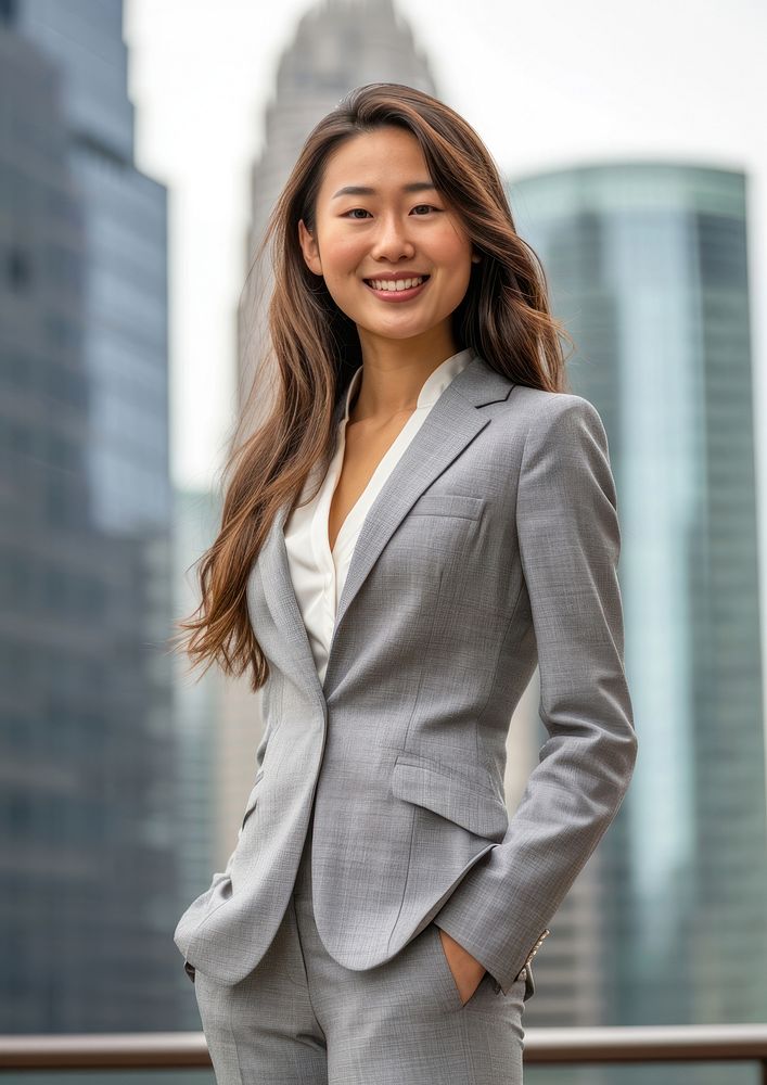 Blazer smile happy suit | Free Photo - rawpixel