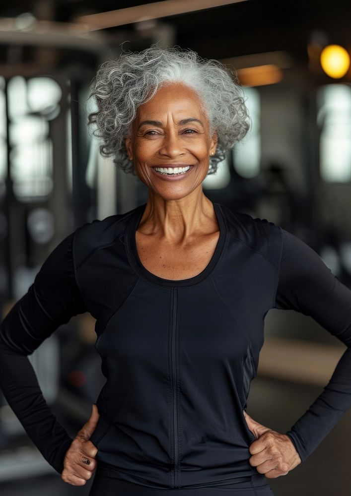 Portrait sports smile adult. | Premium Photo - rawpixel