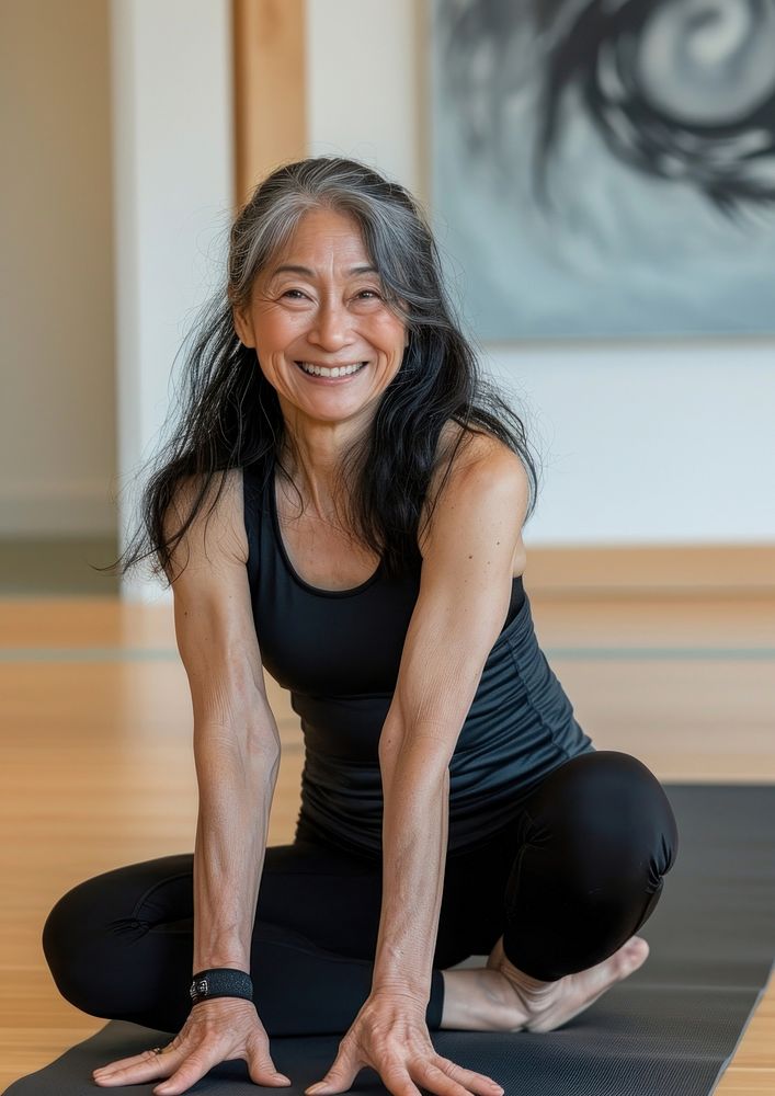 Sports stretching adult woman. | Premium Photo - rawpixel