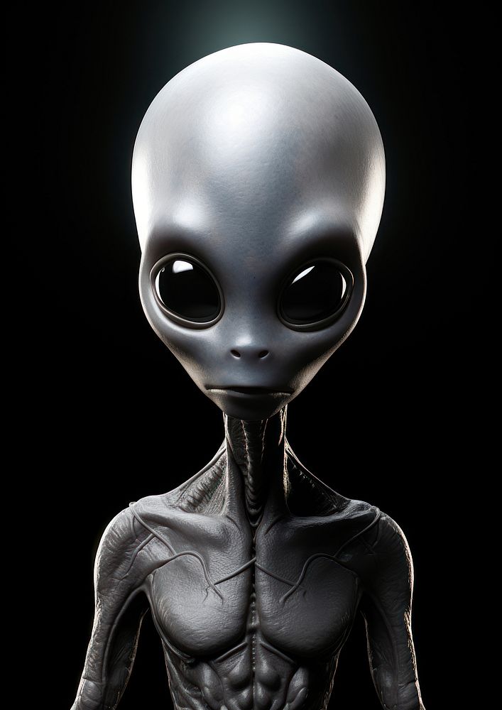 Alien representation futuristic darkness | Free Photo Illustration ...