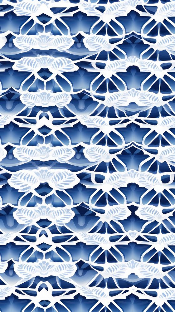 Tile pattern dumpling backgrounds blue | Premium Photo Illustration ...