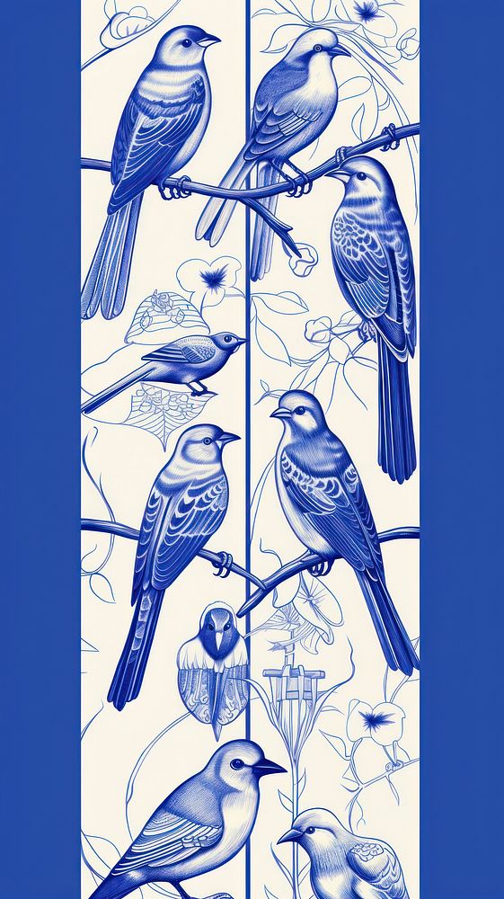 Bird sketch art pattern. AI | Premium Photo Illustration - rawpixel