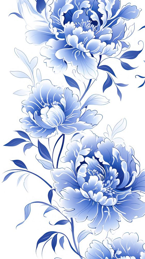 Peony backgrounds pattern white. | Premium Photo Illustration - rawpixel