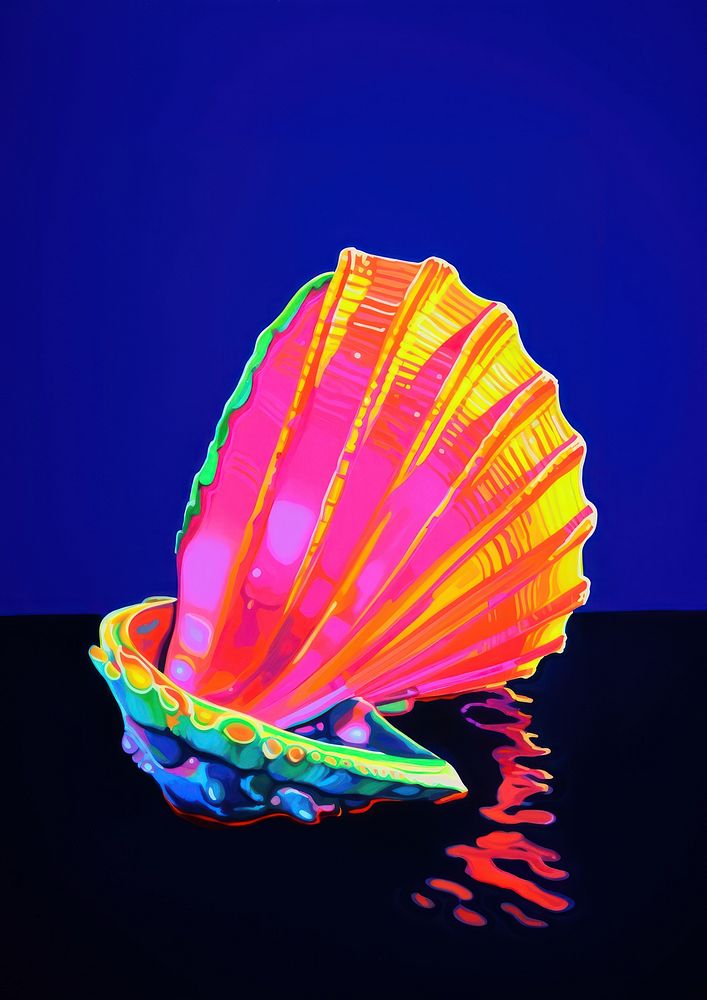 shell invertebrate seashell seafood. AI | Premium Photo Illustration ...