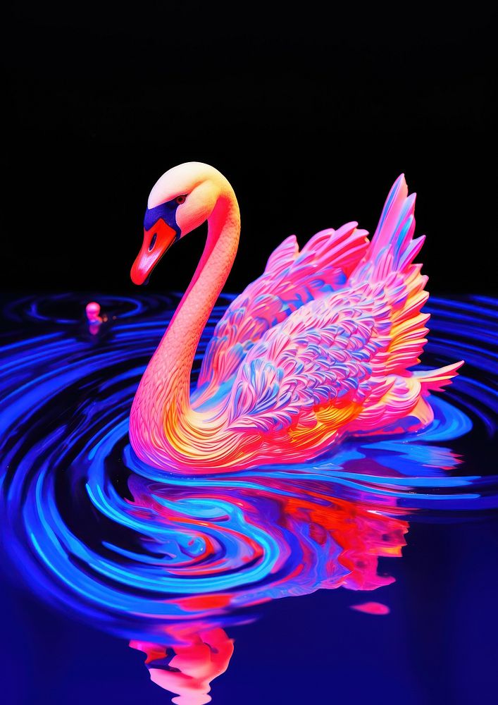 A swan flamingo outdoors animal | Free Photo Illustration - rawpixel