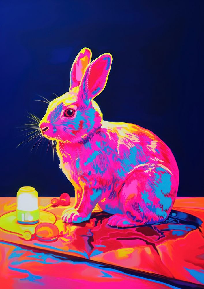 rabbit animal rodent mammal. AI | Free Photo Illustration - rawpixel
