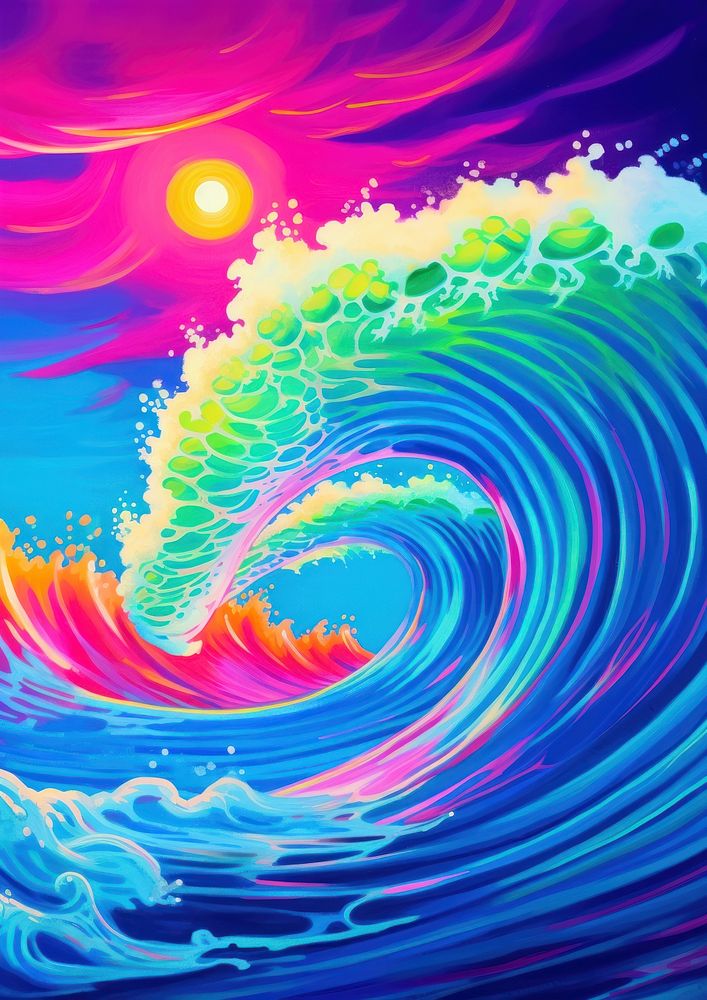 wave outdoors pattern nature. | Premium Photo Illustration - rawpixel