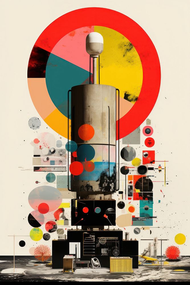 nuclear weapon painting art advertisement. | Premium Photo Illustration ...