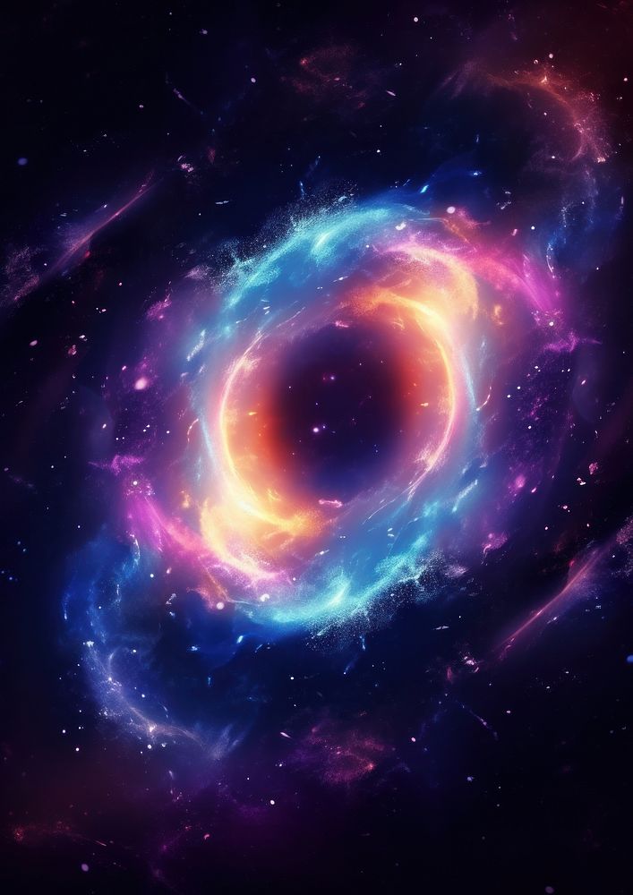 cirlcle galaxy space astronomy universe. | Free Photo Illustration ...