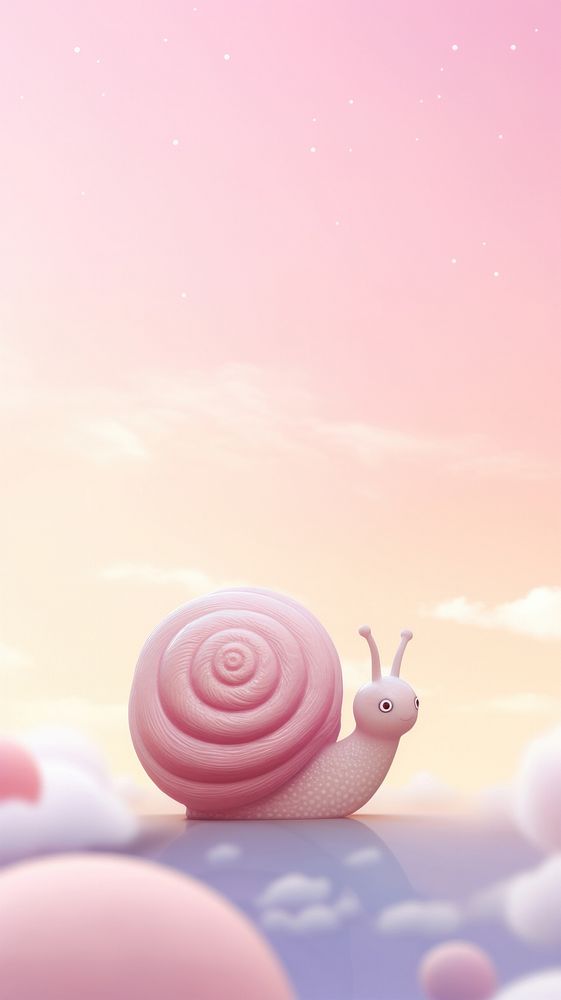 Cute snail cartoon animal invertebrate. | Premium Photo Illustration ...