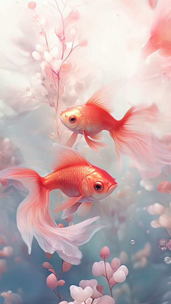 Illustration goldfish animal underwater wildlife. | Free Photo ...