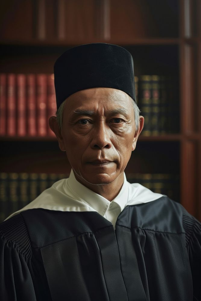 Indonesian male judge portrait adult | Free Photo - rawpixel
