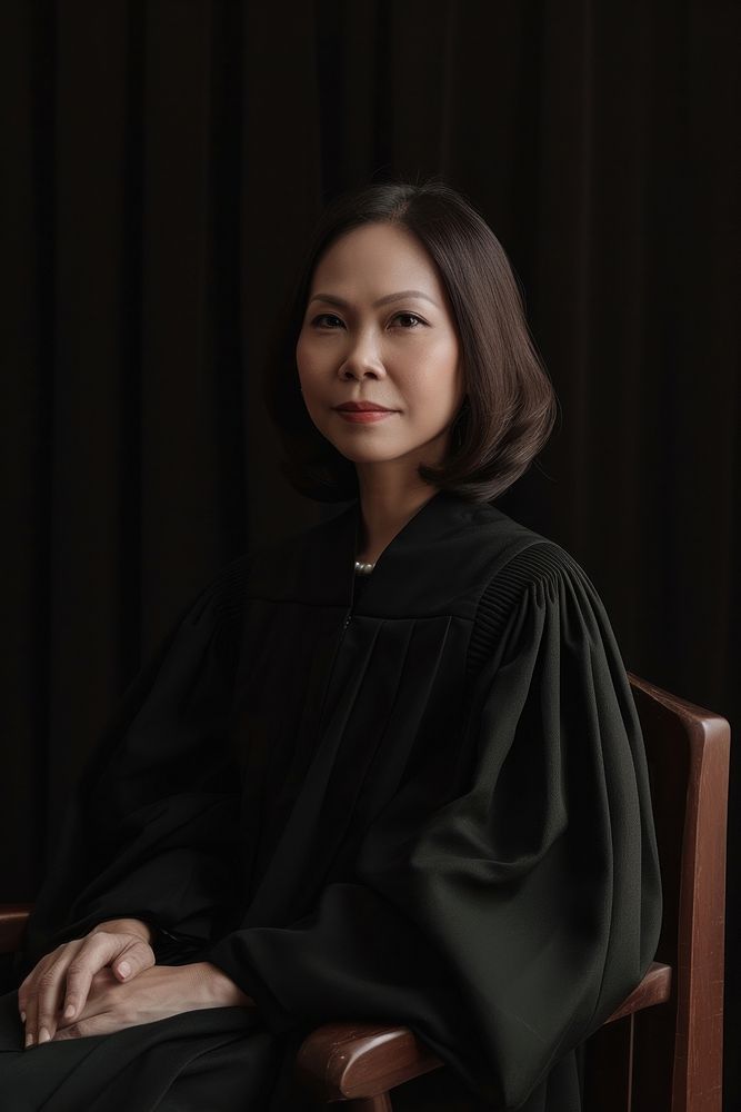 Malaysian female judge portrait adult | Premium Photo - rawpixel