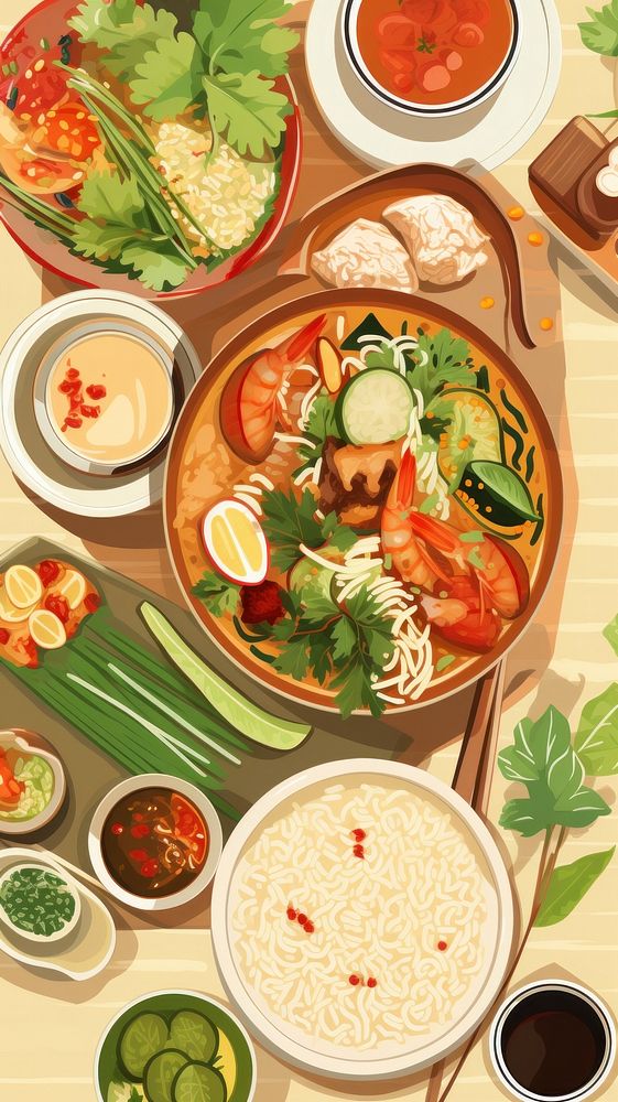 Food lunch plate meal. | Free Photo Illustration - rawpixel