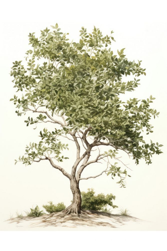 Botanical illustration tree drawing sketch | Free Photo Illustration ...