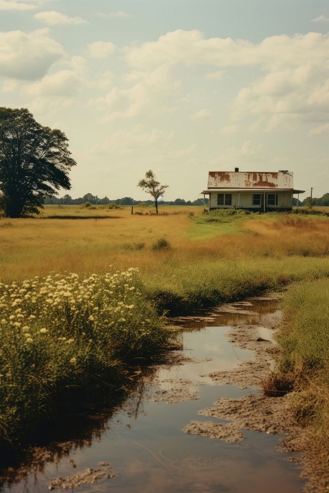 Countryside vibe architecture grassland outdoors. | Free Photo - rawpixel