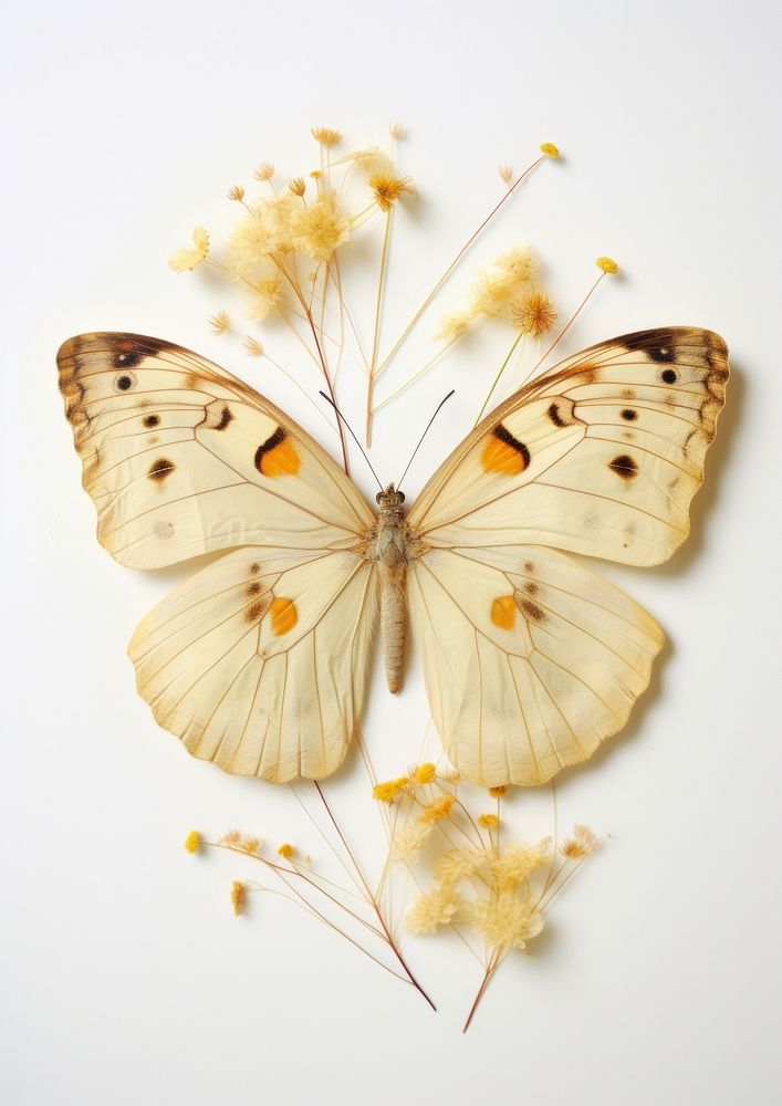 Real Pressed butterfly flower animal | Premium Photo - rawpixel