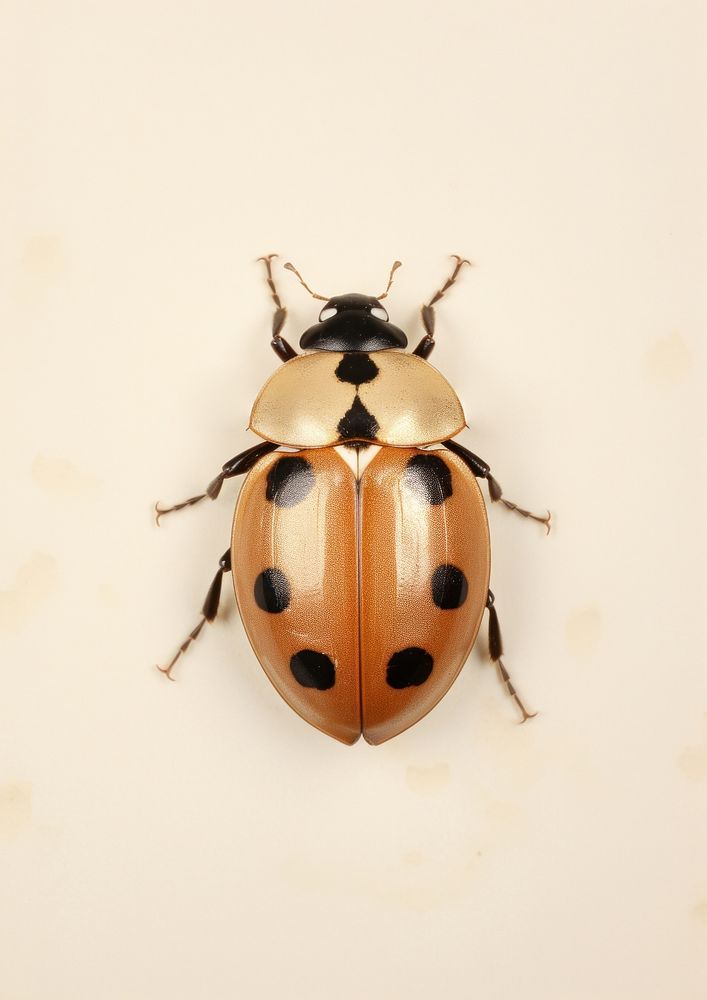 Real Pressed golden ladybug animal | Free Photo - rawpixel