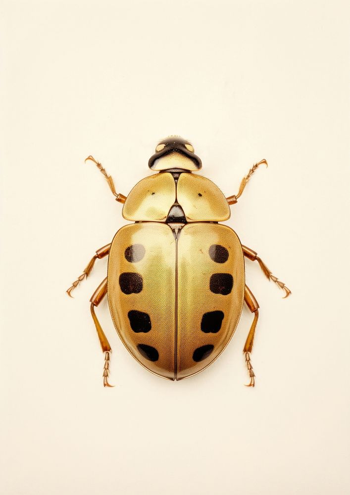 Real Pressed golden ladybug animal | Free Photo - rawpixel